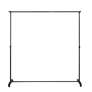 Don't Look at Me - Privacy Room Divider - Basics Extendable - Black Frame with Black Fabric