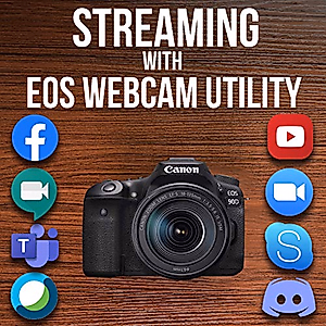 Canon DSLR Camera [EOS 90D] with Built-in Wi-Fi, Bluetooth, DIGIC 8 Image Processor, 4K Video, Dual Pixel CMOS AF, and 3.0 Inch Vari-Angle Touch LCD Screen, [Body Only], Black