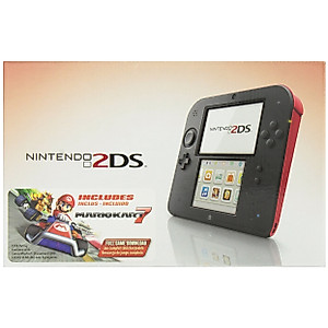Nintendo 2DS Console with Mario Kart 7 - Crimson Red
