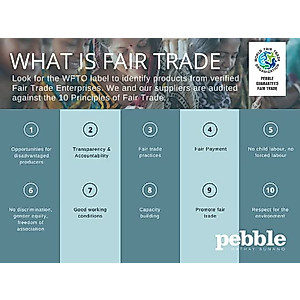 Pebble Fair Trade Handmade Crochet Cotton Sheep Dog