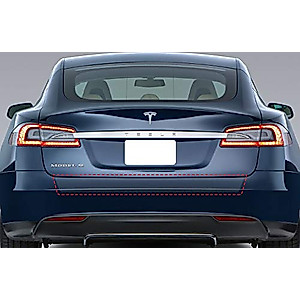 Yellopro Auto Custom Fit Tesla Model S 2017 2018 2019 2020 3M Scotchgard Pro Trunk Rear Bumper Edge Protector PPF Clear Bra Paint Anti Scratch Guard Self Healing Decal Sticker Cover Film Kit
