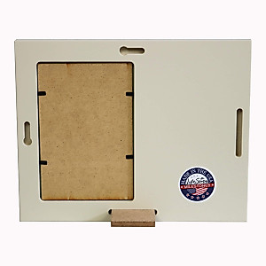 Personalized New Twins baby gifts for twins picture frame for boys and girls Custom engraved Twin Baby Essentials For Boys and Girls photo frame for new parents nana,mimi and grandparents (Ivory)