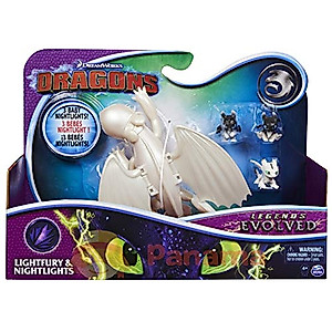 Dreamworks Dragons Legends Evolved Lightfury and Nightlights