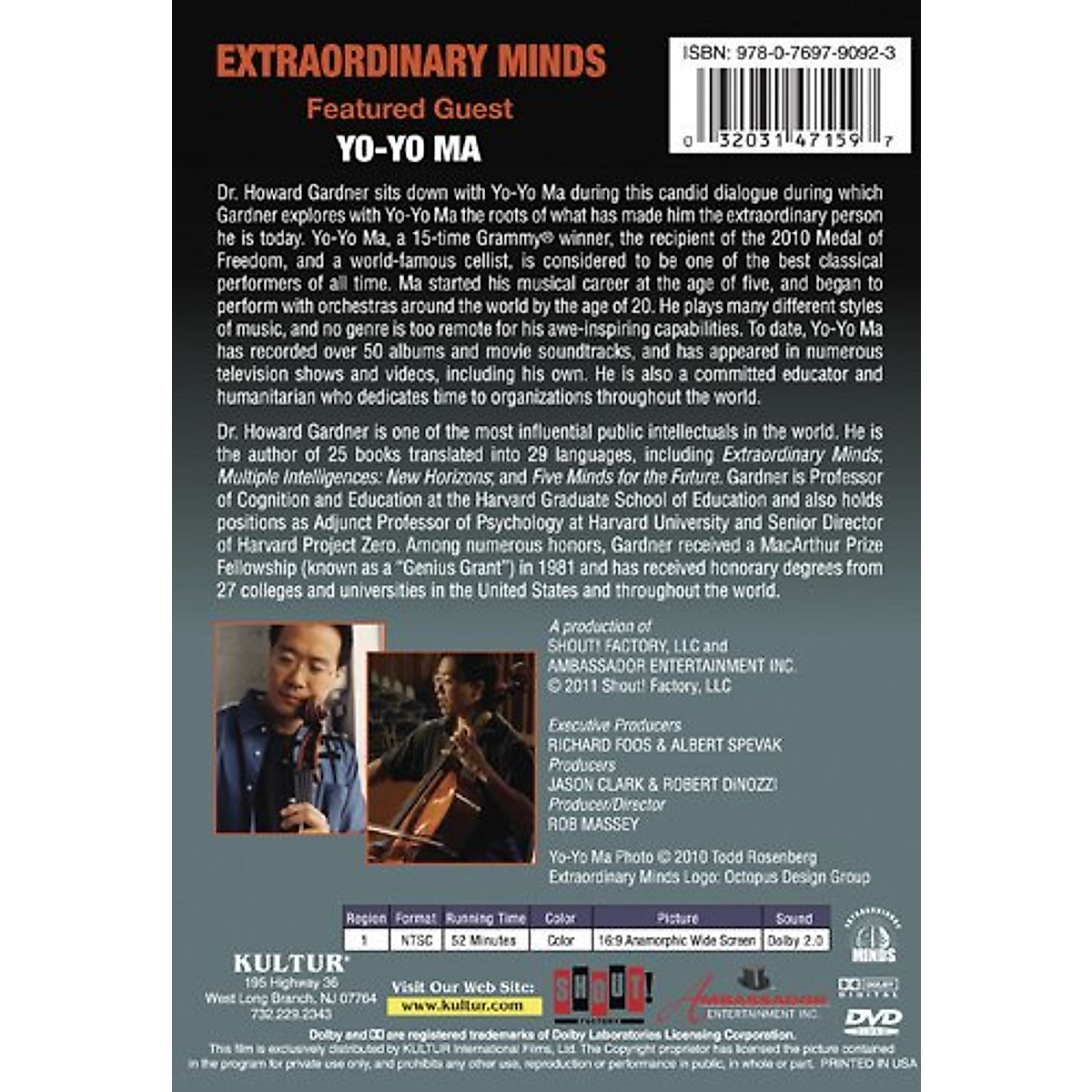 Extraordinary Minds: Yo-Yo Ma