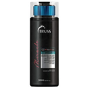 TRUSS Miracle Shampoo - Anti-Aging Shampoo for Straight, Wavy, or Curly Hair - Daily Repair & Moisturizing - Paraben-Free, Color Protection (300 ml)