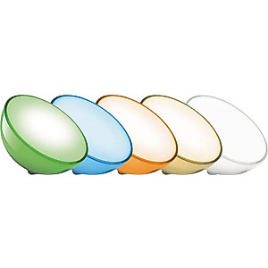 PHILIPS Hue Go White and Color Portable Dimmable LED Smart Light Table Lamp (Requires Hue Hub, Works with Alexa, HomeKit and Google Assistant), White