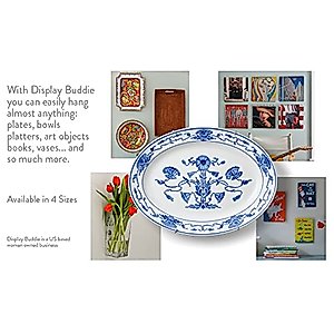 Display Buddie Large Adjustable Plate Hanger for Round Plates, Platters, Bowls & Other Objects 14-22" Diameter and up to 10 lbs. …