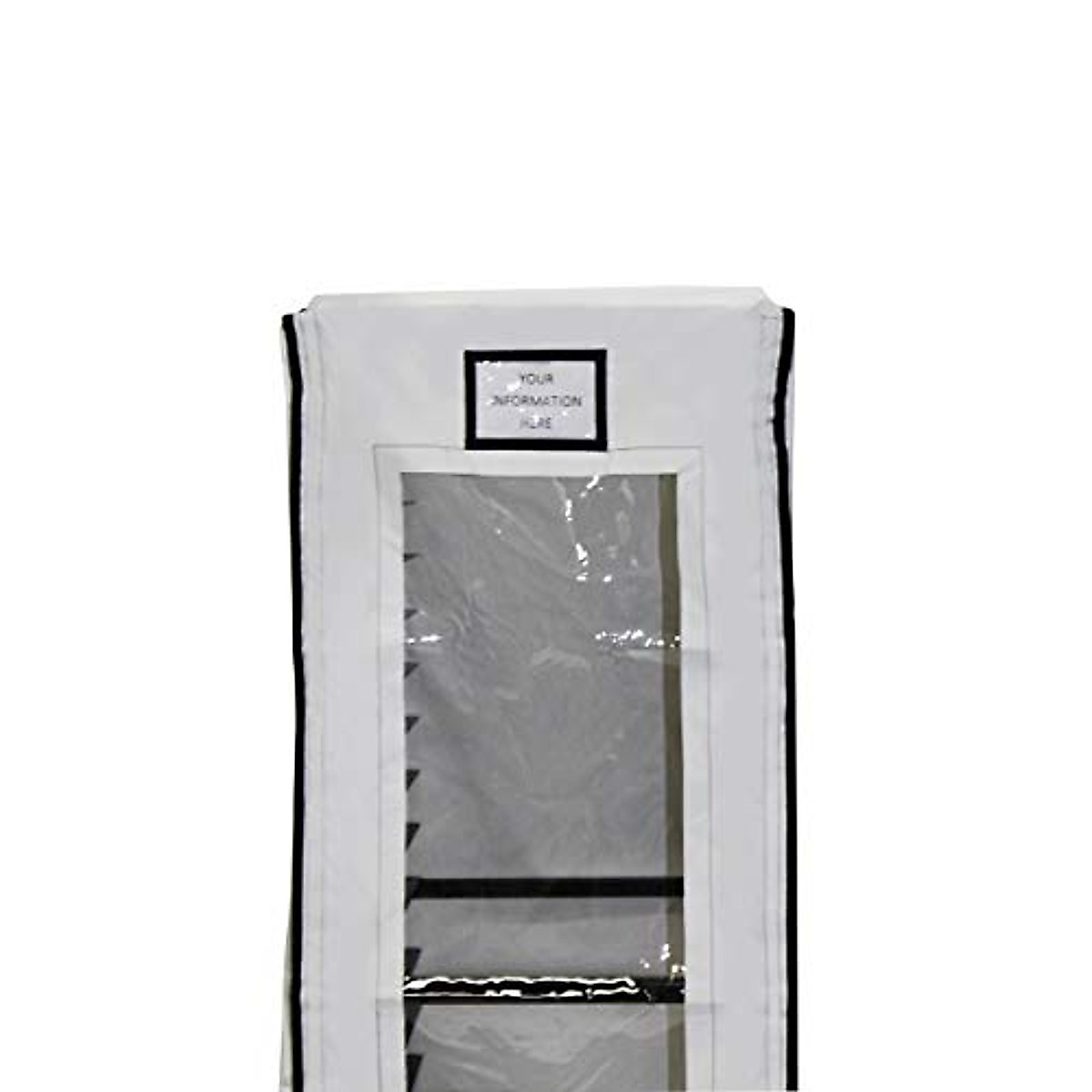 SHOPCraft Heavy Duty Bakery Single Rack Covers, Commercial Standard Rack Cover with Zipper or Velro Closure (Zipper)