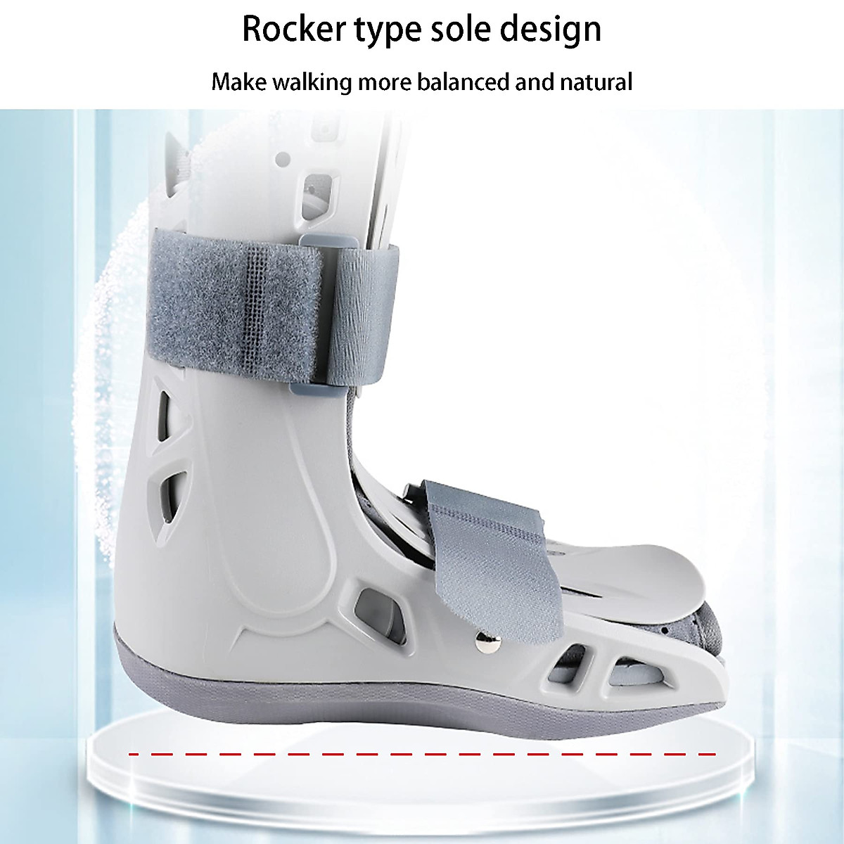 Orthopedic Walker Boot for Sprained Ankle Broken Foot Toe Injury Metatarsal Stress Fracture Post Surgery Achille Tendonitis Ankle Injuries Medical-Grade Orthopedic Foot Cast Brace,Small