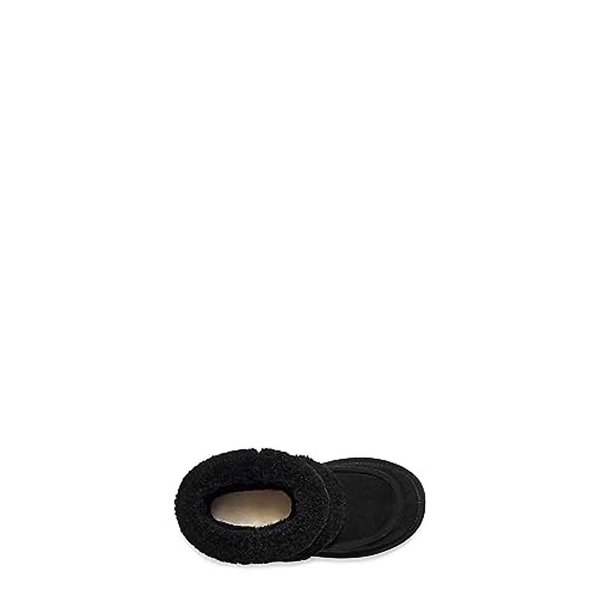 UGG Unisex-Child Ultra Mini Ugg Fluff Boot, Black, 13 Little Kid