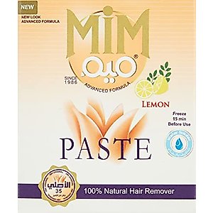 MiM hair remover paste, 100% natural, 3.2-oz. box