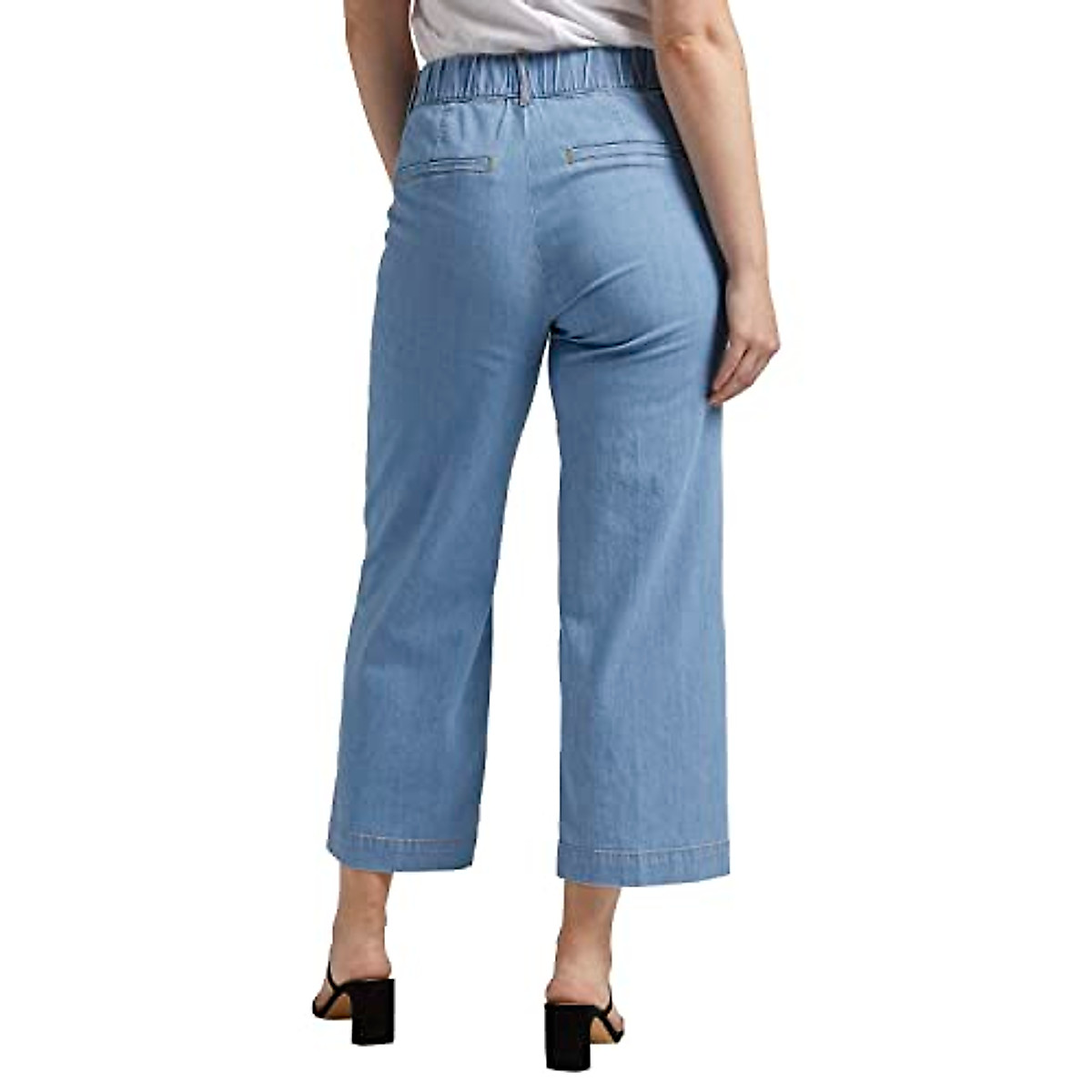 JAG Jeans Women's High Rise Cropped Utility Jeans, Palos Verde, 8