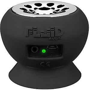 Fluid Audio Strum Buddy Heavy Metal Edition Stick-On Guitar Amplifier with Overdrive, Reverb & Phaser DSP Effects - Black