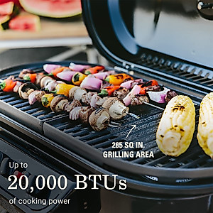 Coleman Roadtrip 285 Portable Propane Grill + Cast Iron Griddle & Grill Grate