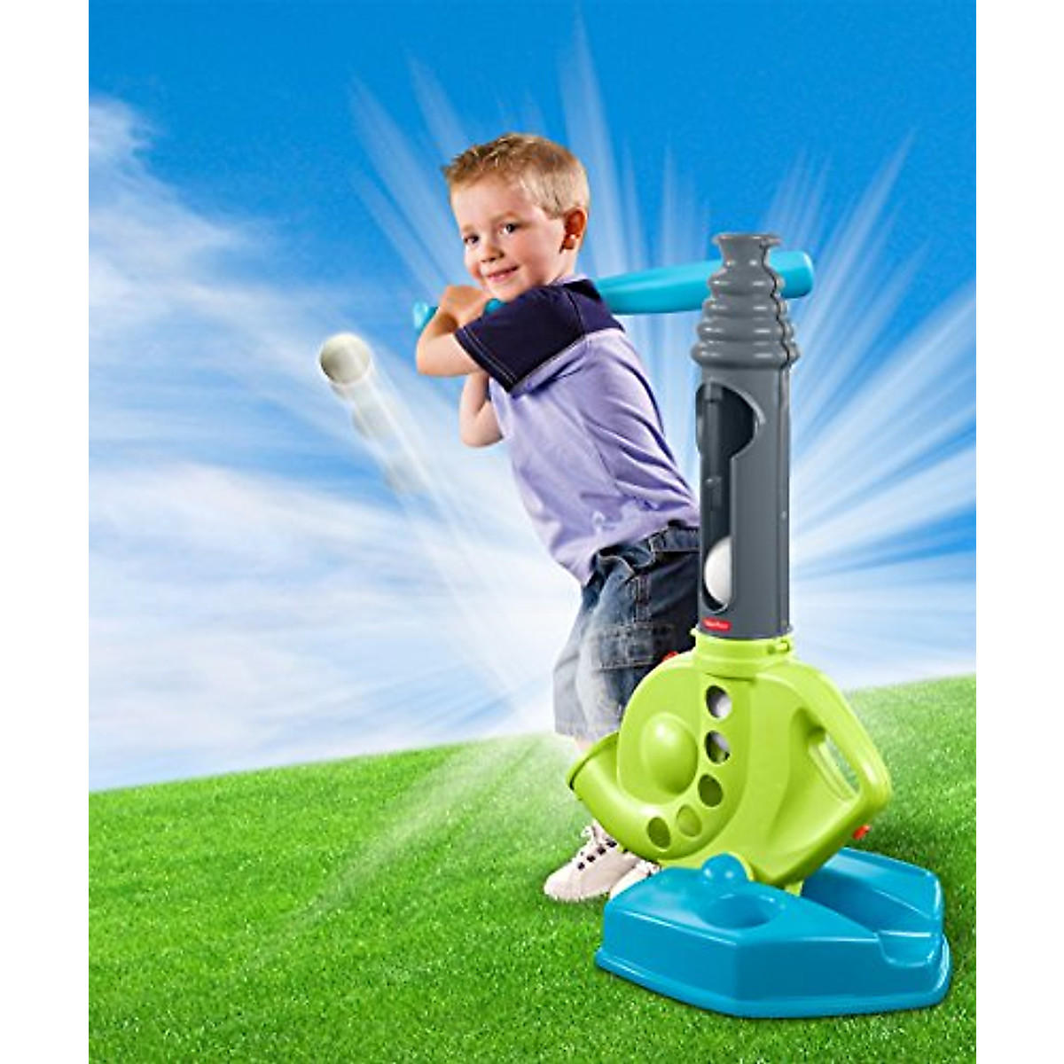 Fisher-Price Grow-to-Pro Triple Hit Baseball