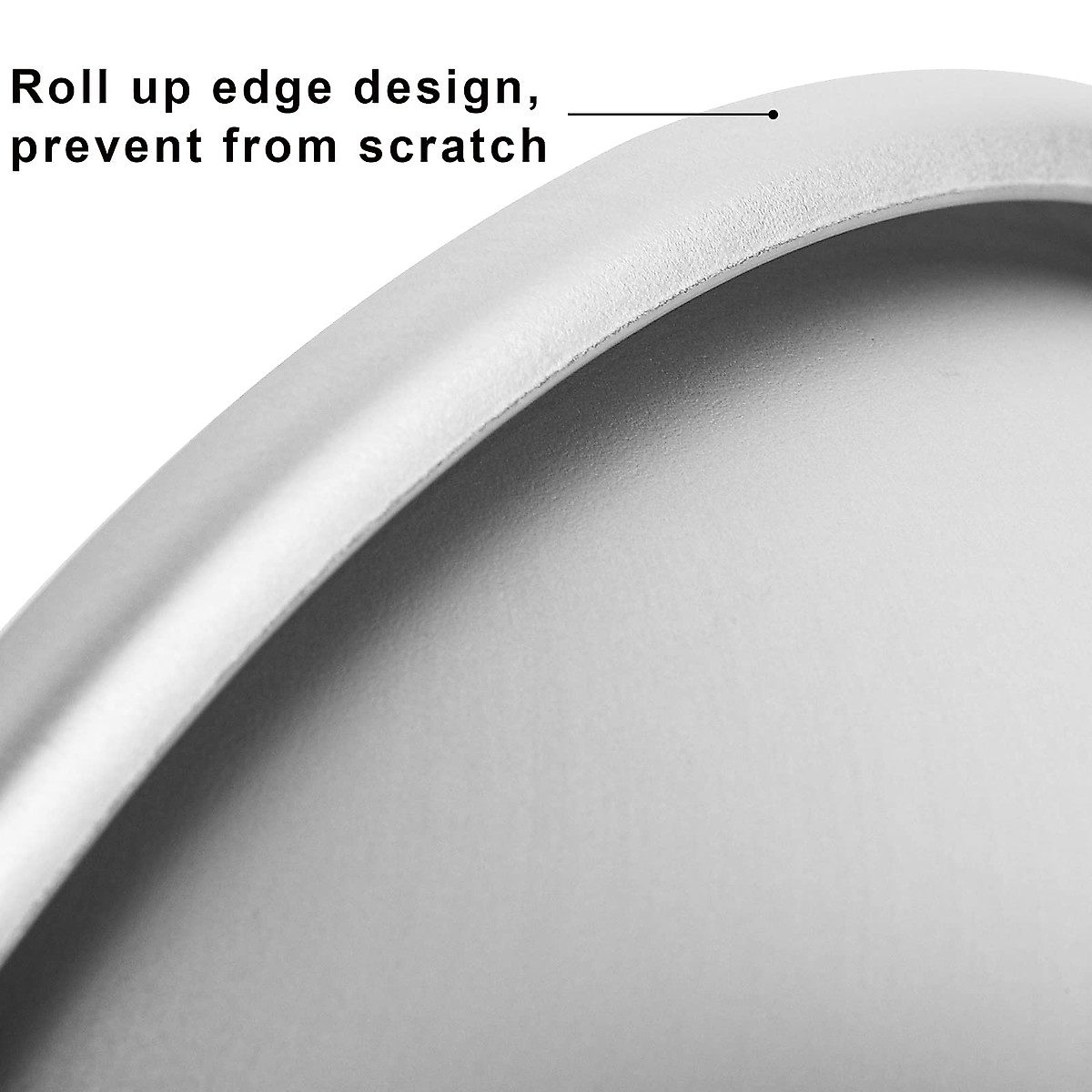 GOLEDU 3 Piece Round Cake Pan, 4" 6" 8" Aluminum Cake Baking Pan with Removable Base, Commonly Used for Baking Cakes that Need a Lot of Volume to Expand, Such as Chiffon Cake, Sponge Cake, etc.