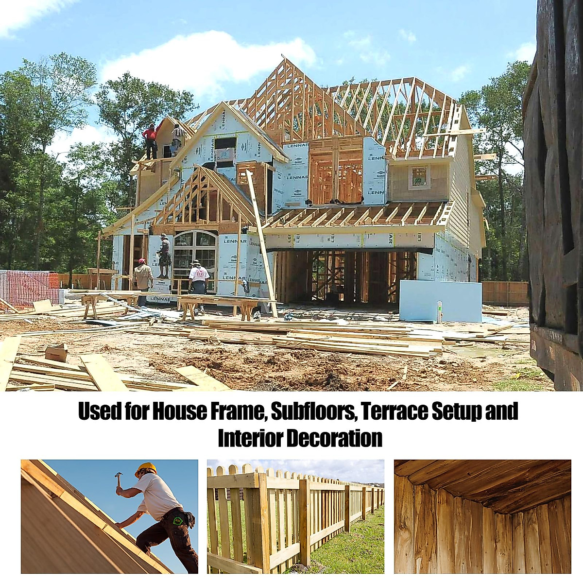 SITLDY Framing Nails 21 Degree 3 SIZES (3-1/2"+3.0"+ 2-3/8", 150 per Size) Full Round Head EG Smooth Shank, 450 Count Assorted Size, for Pneumatic, Electric 20 to 22 Degree Framing Nailer