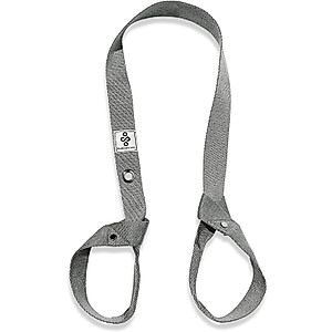 SukhaMat - Yoga Mat Carry Strap, Extra-Durable & Comfortable | Multi-Purpose Strap for Your Yoga Mat (Grey)