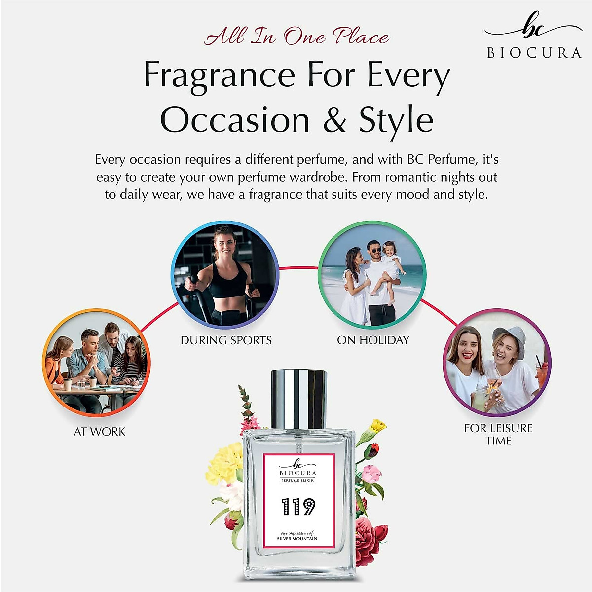 BIOCURA BC Perfume 546 Inspired by Baccarat For Women & Men Replica Fragrance Dupes Eau de Parfum Spray Bottle 1.7 Fl Oz/50ml-X1