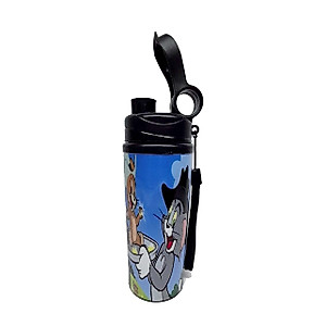 Tom & Jerry Print Copper Bottle For Drinking Water Copper Water Bottle Drink More Leak Proof Copper Water Vessel Premium Copper Bottle With Leak Proof Design By ORNATE INTERNATIONAL.