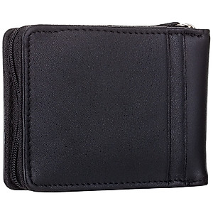 Tommy Hilfiger Men's Genuine Leather Slim Ziparound Wallet