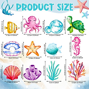 Colarr 54 Pieces Ocean Sea Party Hanging Decorations Ocean Party Hanging Swirls Ocean Animals Themed Party Supplies ocean sea Birthday Party Ceiling Decor Sea Animals Turtle Baby Shower Decor