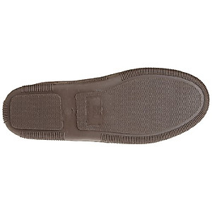 MUK LUKS Men's Paul Slipper, Chocolate, 9