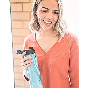 Simple Modern Chug Sports Lid - Fits All Summit and Hydro Flask Wide Mouth Water Bottle Sizes - Leak Proof Handle Cap for 10, 12, 14, 16, 18, 20, 22, 24, 32, 40, 64 & 84 oz Blush