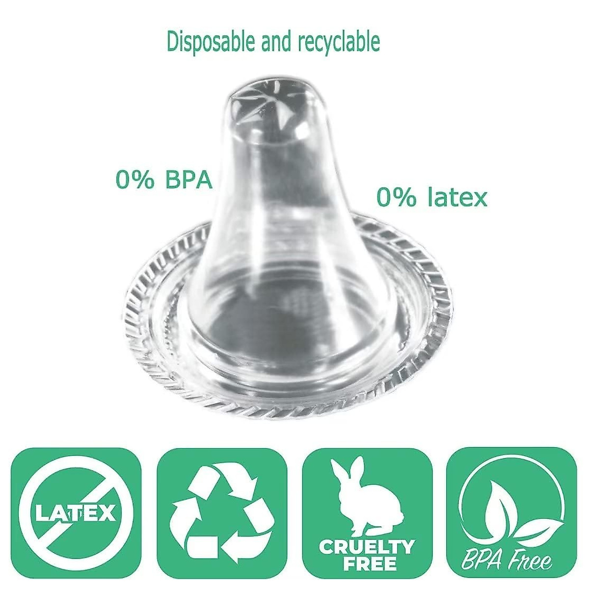 Happy-house 200 Counts Ear Thermometer Probe Covers Refill Caps Lens Filters for All Braun Thermometer Models Thermometers, Disposable Covers for Digital Ear Thermometers