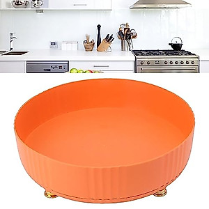 NFNSIG Lazy Susan Organizer Kitchen Rotating Spice Rack Pantry Cabinet Lazy Susan Turntable for Kitchen Cabinet(Orange)