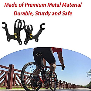 DQITJ 2 Pack Brake Bracket Adapter MTB Bicycle Mounting Holder 20mm and 31.8mm Disc Brake Bracket Bicycle Components (160mm)