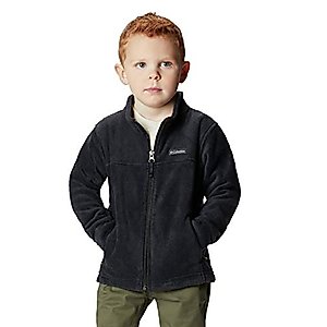 Columbia Toddler Boys Steens Mt II Fleece, Black, 3T