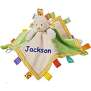 Personalized Taggies Sherbet Lamb Character Blanket Snuggle Blanky - 13 Inches