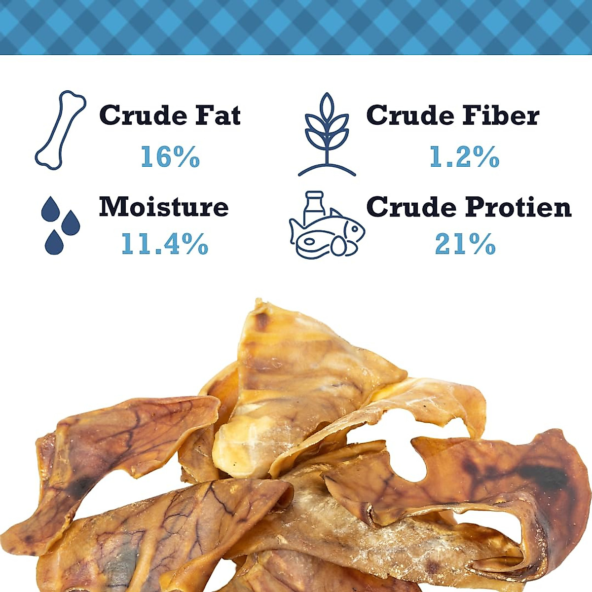 Country Living Whole Pig Ears Dog Treats - 100% Natural, Premium Pork Chews for Dental Care, High Protein & Low Fat, Fully Digestible Snacks for All Breeds & Sizes - 15-Pack