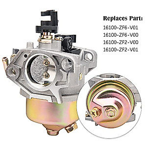 GX390 GX340 Carburetor Compatible with Honda GX340 GX360 GX390 11HP 13HP Engine Generator Lawn Mower Motor Carb Replaces 16100-ZF6-V01