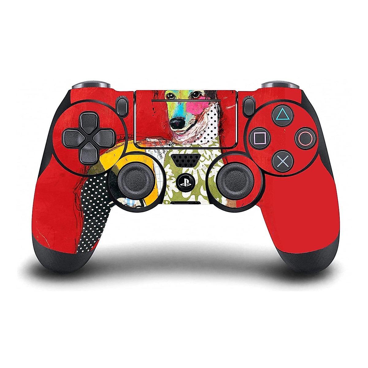 Head Case Designs Officially Licensed Michel Keck Greyhound Art Mix Vinyl Sticker Gaming Skin Case Cover Compatible With Sony PlayStation 4 PS4 Pro Console and DualShock 4 Controller