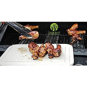 Carving Tray Reclaimed Solid Surface (I.e. Corian) Cutting Board and Serving Board