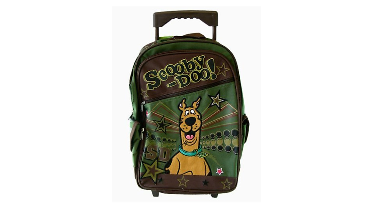 Scooby Doo Large Rolling Backpack - Fun & Spacious School Bag