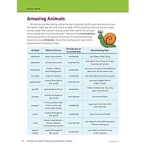 Scholastic Success with Reading Comprehension Grade 5 Workbook