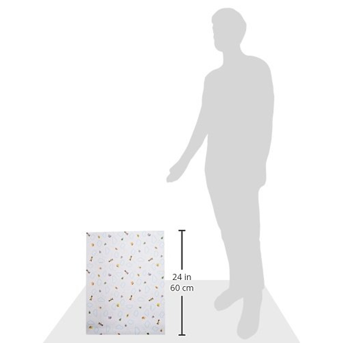 Little Twig Non-Adhesive Shelf and Drawer Liner for Nurseries, 8 Sheet Count