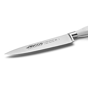 ARCOS Forged Chef Knife 6 Inch Stainless Steel. Multi-Use Professional Cooking Knife with Ergonomic Polyoxymethylene Handle and 150mm Blade. Series Riviera Blanc. Color White