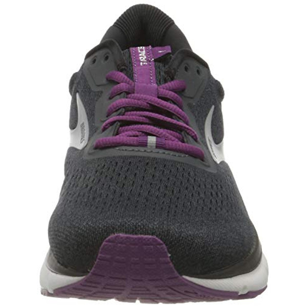 Brooks Women's Trace Neutral Running Shoe - Ebony/Black/Wood Violet - 11.5