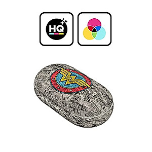 Head Case Designs Officially Licensed Wonder Woman DC Comics Comics Logo Assorted Vinyl Sticker Skin Decal Cover Compatible with Buds Live/Buds Pro / Buds2