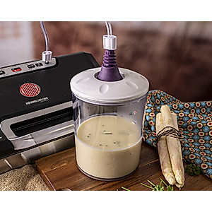 Magic VAC VCK 525 Vacuum Container Set Round with Lid 0.75 L / 1.5 L / 3 L