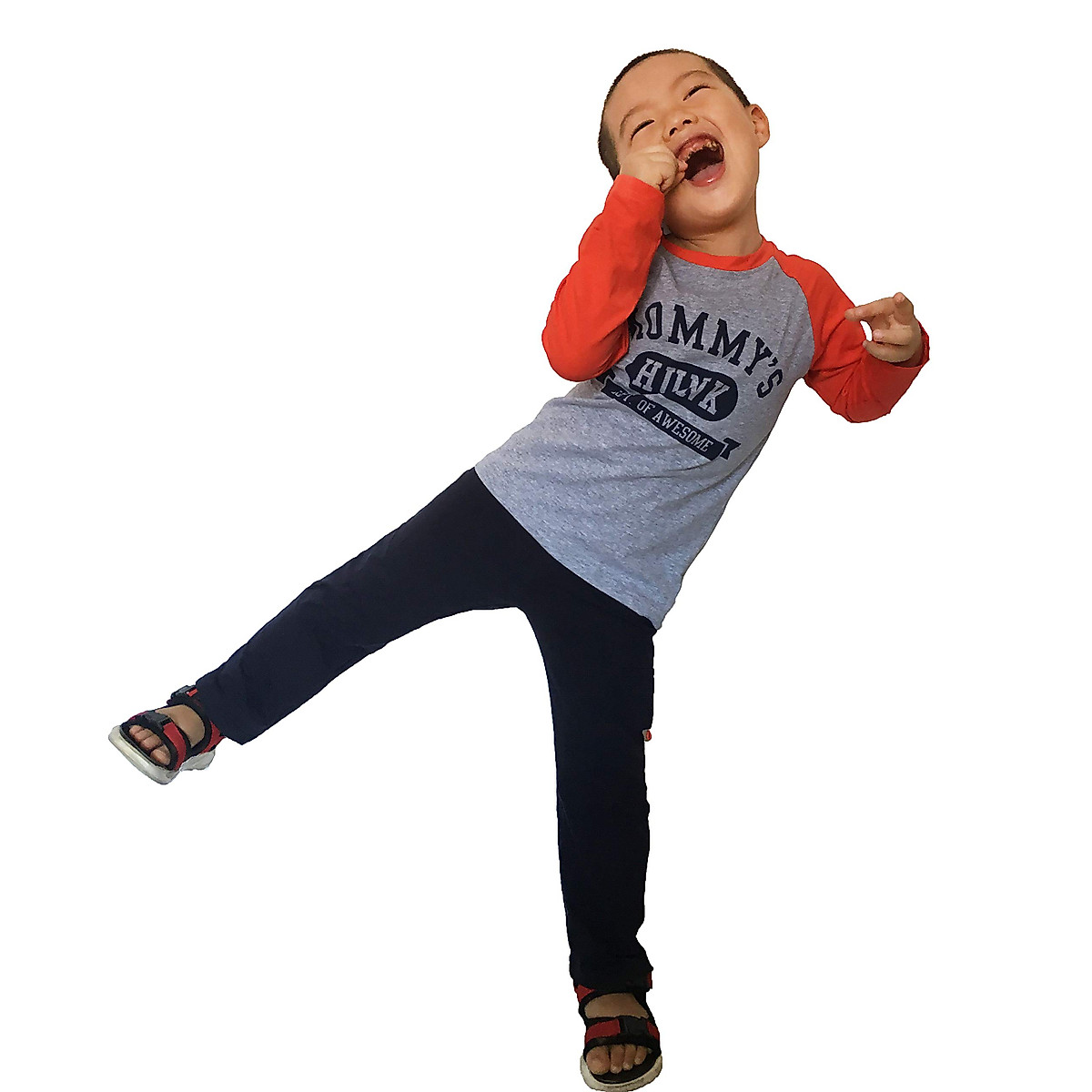 Coralup Toddler Boys Girls Unisex Cotton 2PCS Clothing Playwear Set(3-4Y,Mommy's Hunk)