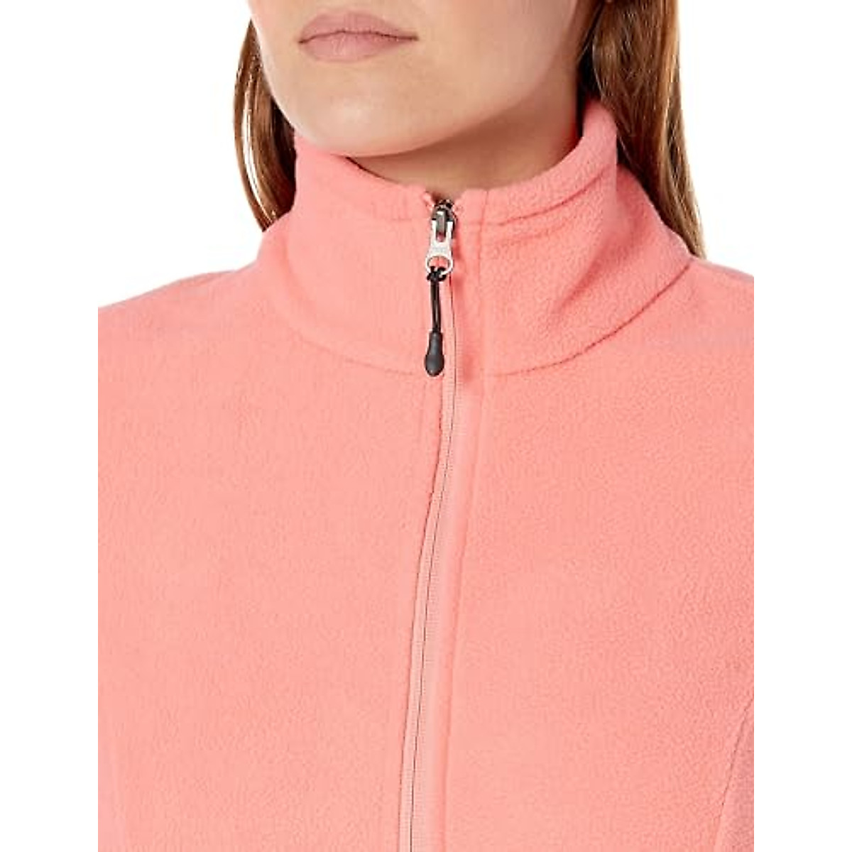 Amazon Essentials Women's Full-Zip Polar Fleece Jacket - Discontinued Colors, Coral Pink, Small