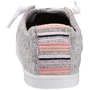 Roxy Women's Bayshore Slip On Sneaker Shoe, Dark Grey 20, 8.5 M US