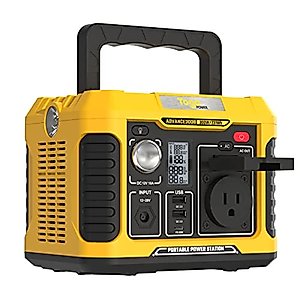 Togo POWER Portable Power Station-231Wh Outdoor Solar Generator with 300W (Peak 600W) AC Outlet,QC&Type-C,Electric Lithium Battery Power Backup Generator for Home, Emergency, Power Outages, Camping