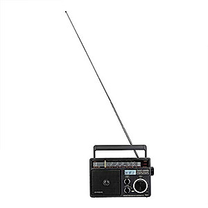 Retekess TR618 AM FM Radio Plug in Wall, Portable Shortwave Radios, Support SD, Micro SD and USB Flash Drive, AM FM Radios with Best Reception for Home Kitchen or Drive in