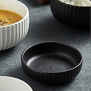 EERINESS Dinner Plates Soup Bowls Japanese Rice Bowl Household Ceramic Bowl Salad Bowl Fruit Bowl Small Soup Bowl For Salad, Soup, Pasta Ramen Bowl (Color : B)